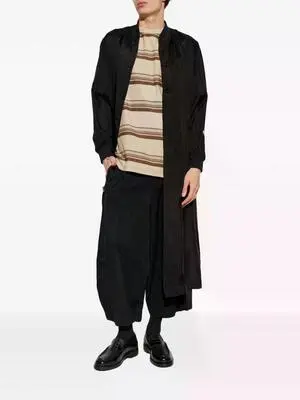 Comme Des Garçons Striped Chest-pocket T-shirt - Neutrals