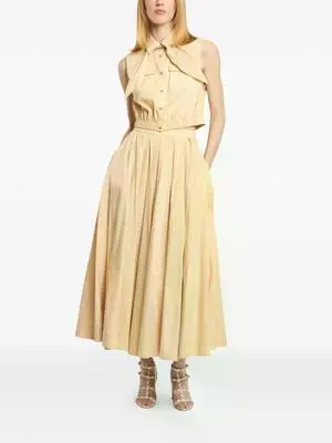 Cinq À Sept Doran Pleated A-line Skirt