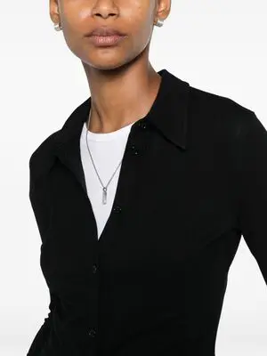 TOTEME Fitted Jersey Shirt With Spread Collar And Button Fastening