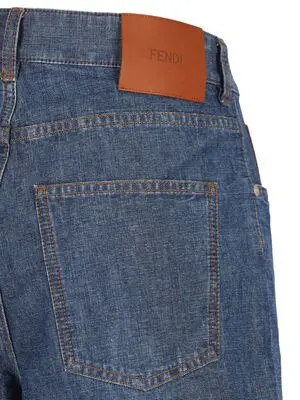 Fendi Denim Shorts - Multicolor