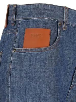 Fendi Denim Shorts - Multicolor