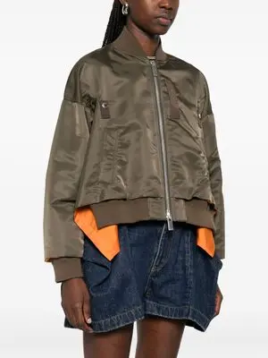 Sacai Nylon Bomber Jacket - Multicolor