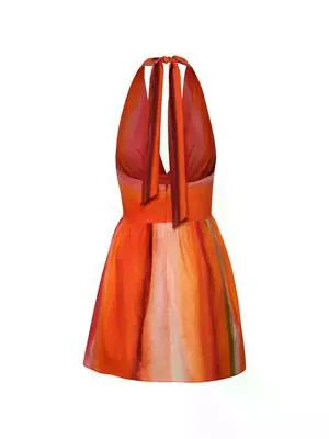 BAOBAB Agustina V-neck Ruched Mini Dress