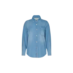 L'Agence Jorah Oversized Featherweight Denim Shirt - Seattle