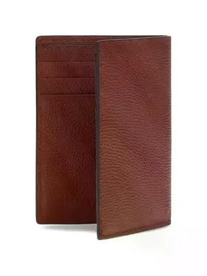 Valentino Garavani Vlogo Signature Leather Card Holder - Red