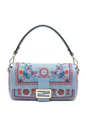 Fendi Baguette Shoulder Bag - Blue