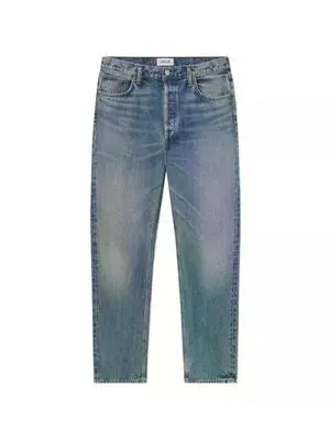 AGOLDE 90's Faded Effect Straight Leg Jeans - Blue
