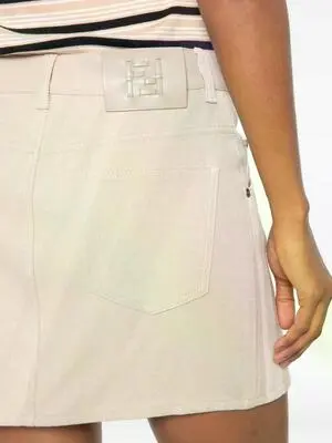 Fendi Logo Patch Mini Skirt