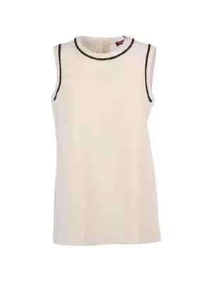 Max Mara Bead-embellished Vest