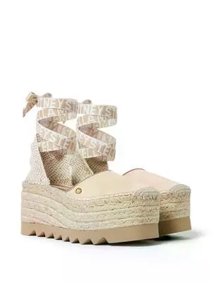 Stella McCartney Gaia Platform Espadrilles - Neutrals