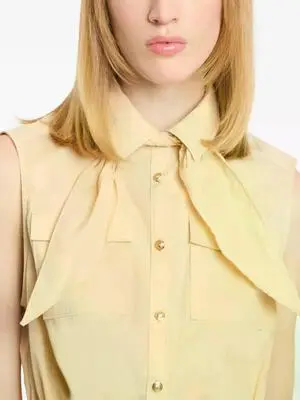 Cinq À Sept Sleeveless Tie-neck Top