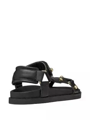 Geox Foamenterra Stud-embellished Sandals - Black