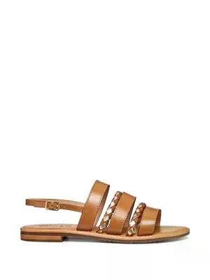 Geox Braided Multi-strap Slingback Sandals - Neutrals