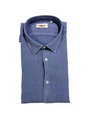 Altea Bond Linen Shirt - Blue