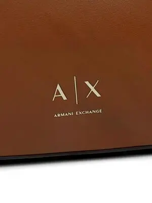Armani Exchange Grained Texture Tote Bag