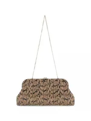 JIMMY CHOO Skylar Clutch Bag - Neutrals