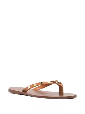 Valentino Garavani Rockstud Embellished Flip-flops