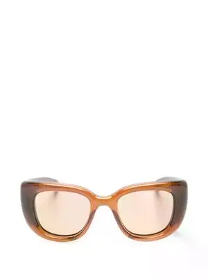 Saint Laurent Howl Square-frame Sunglasses - Brown