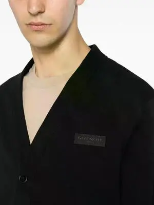Givenchy Logo Patch V-neck Cardigan