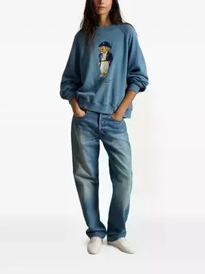 Polo Ralph Lauren Polo Bear Lightweight Fleece Crewneck Sweater - Blue