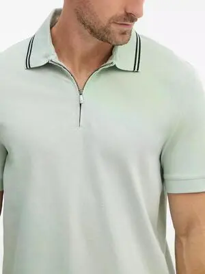 Armani Exchange Zip-fastening Tipped-collar Polo Shirt - Green