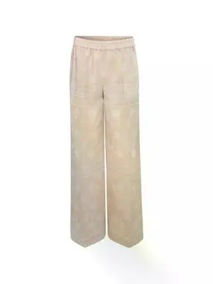 TWINSET Floral Print Palazzo Pants - Neutrals