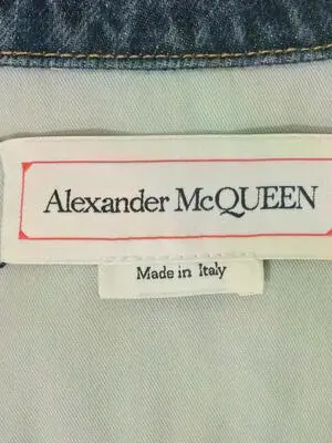 Alexander McQueen Zipped Denim Jacket