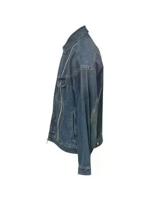 Alexander McQueen Zipped Denim Jacket