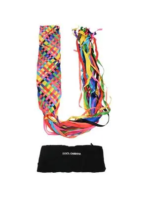 Dolce & Gabbana Woven Ribbon Belt
