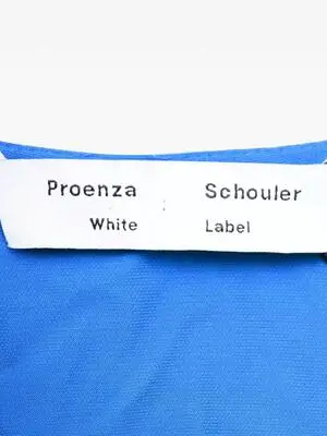 Proenza Schouler White Label Pleated Wrap Dress