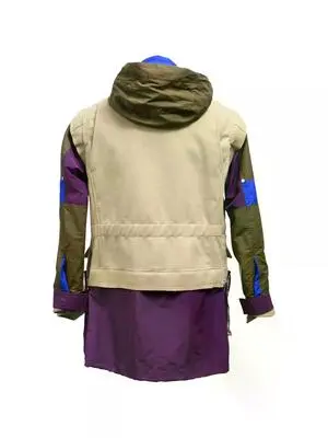 Sacai Color-blocked Melton Jacket