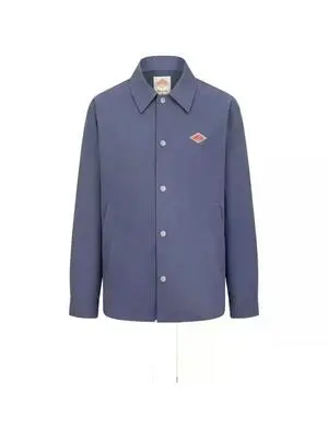 DANTON Logo Patch Drawstring Hem Jacket - Blue