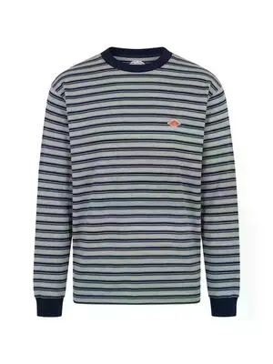 DANTON Striped Long-sleeve T-shirt - Grey