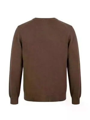 DANTON Crew Neck Sweater With Logo Patch