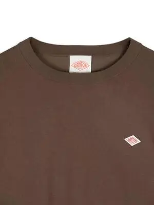 DANTON Crew Neck Sweater With Logo Patch