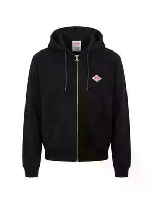 DANTON Logo Patch Zip-up Hoodie