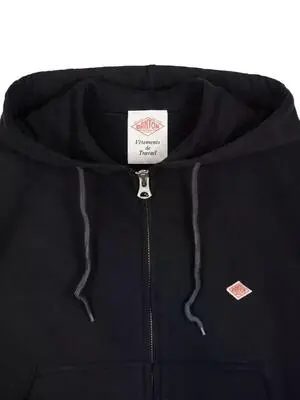 DANTON Logo Patch Zip-up Hoodie