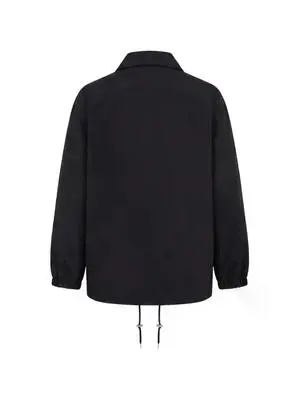 DANTON Logo-patch Drawstring-hem Jacket - Black
