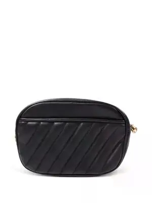 Michael Kors Quilted Leather Crossbody Bag - Black