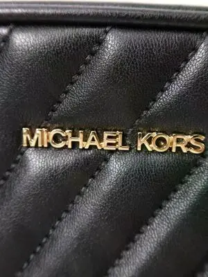 Michael Kors Quilted Leather Crossbody Bag - Black