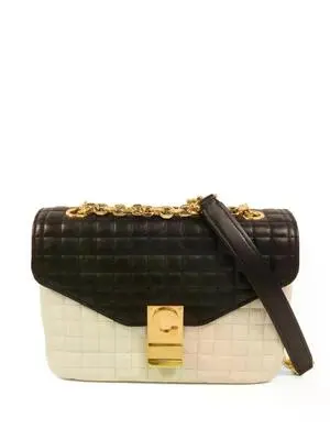 Celine Quilted C Shoulder Bag - Neutrals