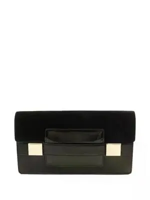 Delvaux Madame Leather Clutch Bag