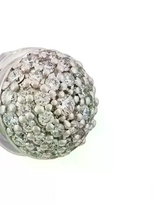 ALINKA 18kt White Gold Black Caviar Diamond Stud Earrings
