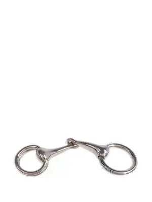 Hermès Mors Scarf Ring In Palladium-plated -tone Metal