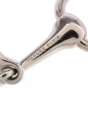 Hermès Mors Scarf Ring In Palladium-plated -tone Metal