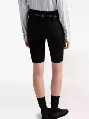 Prada Wool And Cashmere Short Leggings