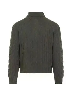 Ralph Lauren Cable-knit Cashmere Sweater - Green