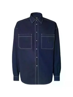 Fendi Cotton Shirt - Blue