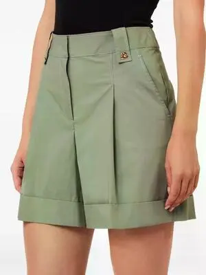 Liu Jo Pleated Turn-up Shorts
