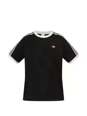 Adidas Logo Patch Lace-stripe T-shirt - Black